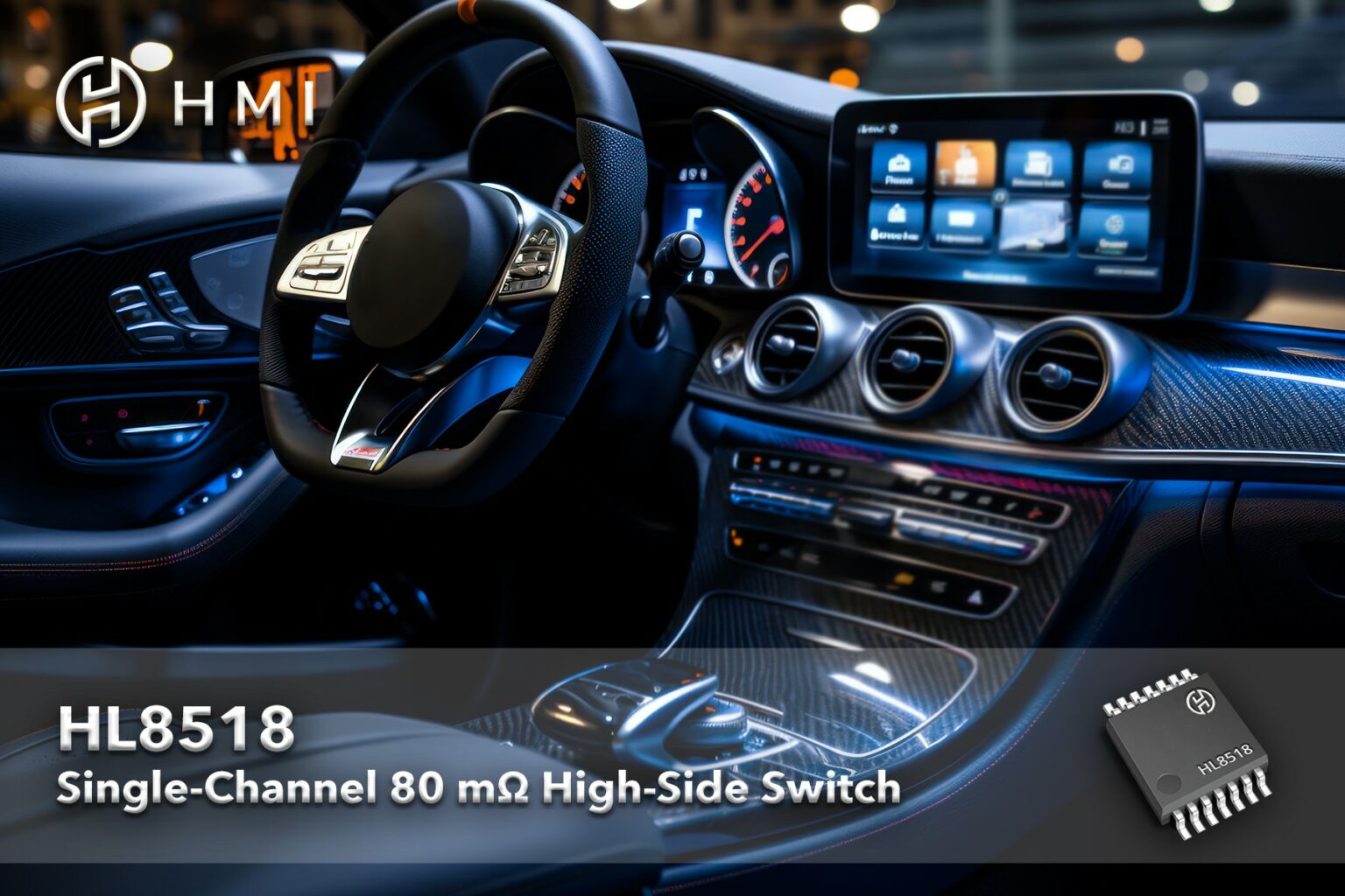 HMI Introduces a Single-Channel 80 mΩ High-Side Switch Ideal for ...